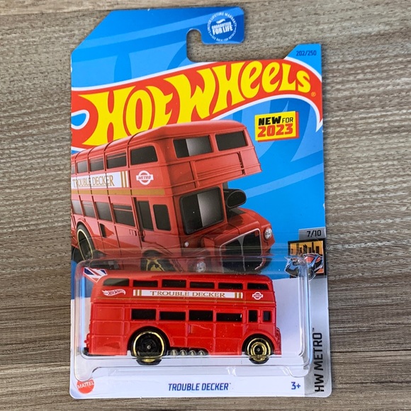 Toys | Hot Wheels Trouble Decker 223 Hw Metro Collection Diecast Car ...
